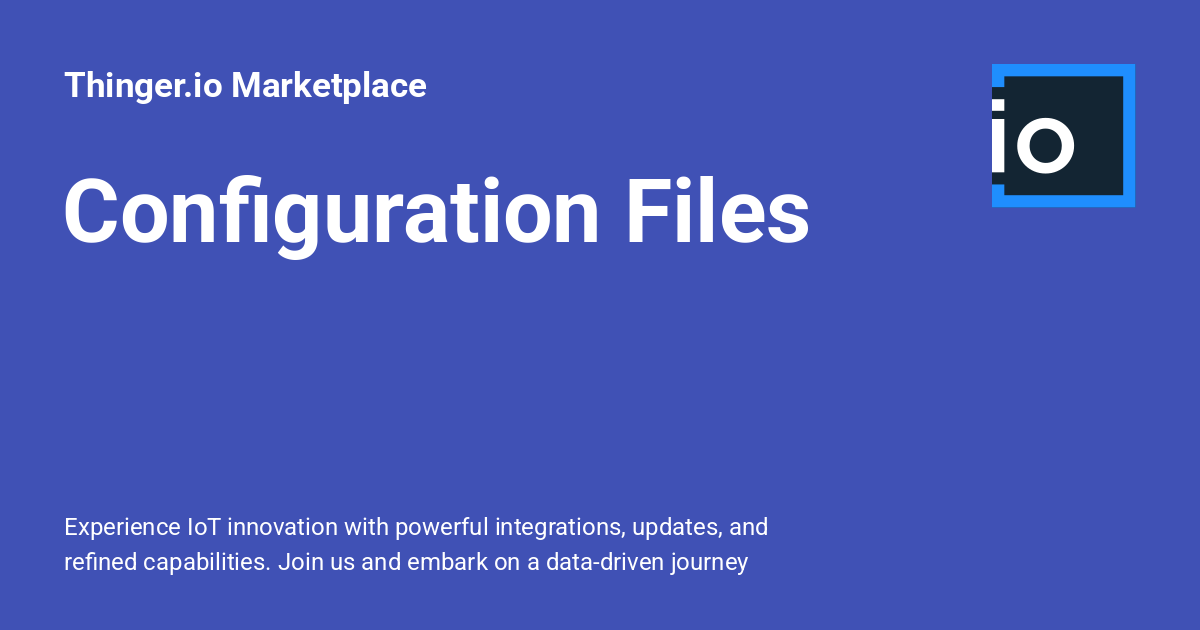 Thinger.io Marketplace