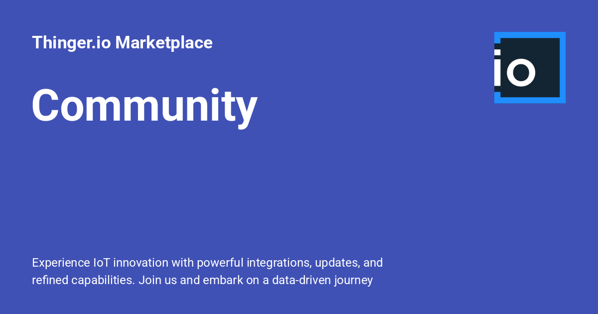 Thinger.io Marketplace