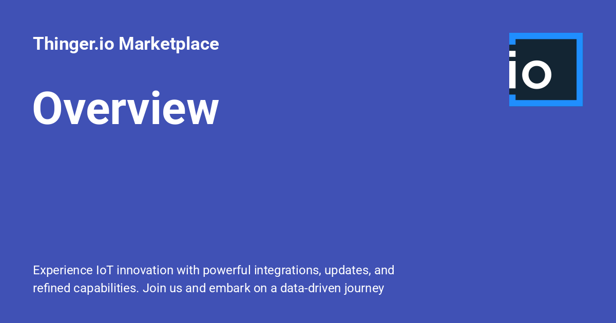 Thinger.io Marketplace