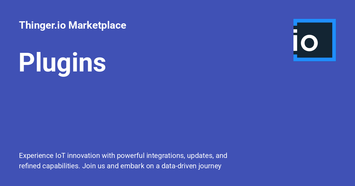 Thinger.io Marketplace